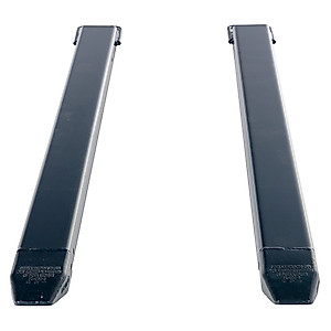 Vestil FE-4-72-BK Steel Fork Extensions 4 in. x 72 in. 4000 Lb. Capacity Black