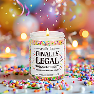 GSPY 21st Birthday Candles - 21st Birthday Gifts for Her, Him - Cool 21st Birthday Gifts, Gifts for 21st Birthday Female, Male - 21 Year Old Birthday Gifts for Girl, Boy, Daughter, Friend, Son