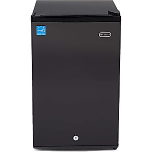 Whynter CUF-301BK 3.0 Cubic feet Energy Star Upright Freezer with Lock Black Bundle with 2 YR CPS Enhanced Protection Pack