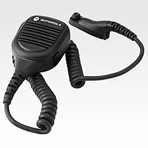Motorola Solutions OEM PMMN4062 PMMN4062AL Remote Speaker Microphone Emergency Button Intrinsically Safe Noise Cancelling IMPRES Audio Microphone 3.5mm Ear Jack