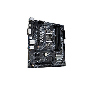 ASUS Prime B460M-A R2.0 Intel® H470 (LGA 1200) for Intel 11th gen & 10th Gen CPUs, 8 power stages, Intel® 1 Gb Ethernet, HDMI, DVI, M.2 slot, 4*SATA 6Gb/s, front USB 3.2 Gen 1, mATX motherboard