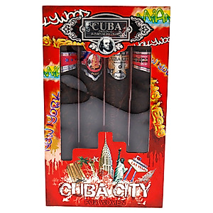Cuba Cuba City Women 1.17oz Hollywood, 1.17oz Vegas, 1.17oz Miami, 1.17oz New York 4 Pc Gift Set (I0075457)