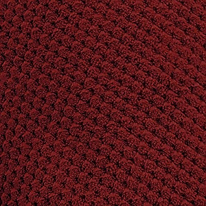 MCombo Fabric Electric Power Recliner Chair with Heat and Massage, Cup Holders, USB Ports, Powered Reclining for Living Room 8015 (Not Lift Chair) (Burgundy, Single Recliner)