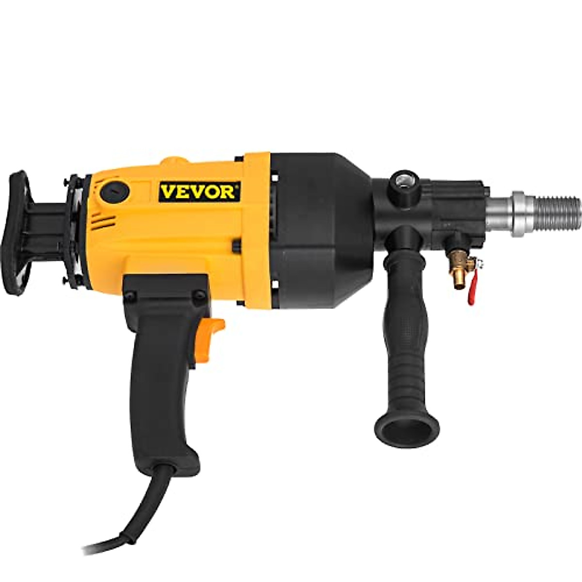 Happybuy Diamond Core Drill, 2180W 6"/160 mm, 1600RPM Variable Speed Core Drill Rig with Portable Case, Handheld Drilling Machine for Hard Stone, Concrete, Marble, Granite, Brick