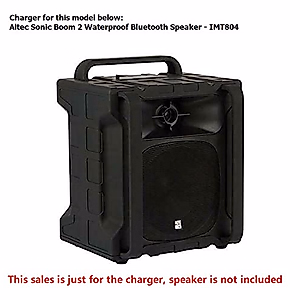 Charger Compatible with Altec Lansing IMT804 Sonic Boom 2 Bluetooth Wireless Speaker