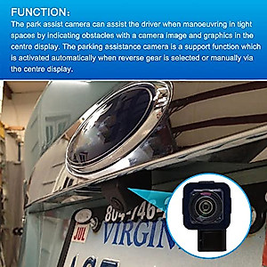 Rear Park Assist Backup Camera Compatible with 2014-2016 Ford Escape Replace 590-419 EJ5Z19G490A