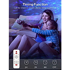 Star Projector, Galaxy Projector Night Light with Bluetooth Speaker, White Noise & Remote Control, Nebula Ocean Wave Star Light Projector for Bedroom/Home Theater Decor/Ceiling/Party/Mood Ambiance