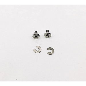 JMXLDS Replacement Parts Battery Back Cover Screws Bolt Washer for New 3DS New 3DS XL LL Console