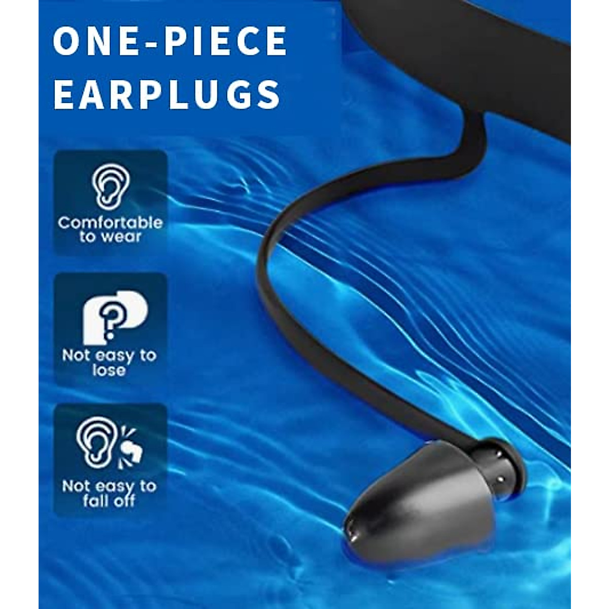 Tomofree Swim Goggles 2 Pack, Swimming Goggles No Leaking Anti Fog&UV Full Protection Swim Glasses with One-piece Earplugs Adult Men Women Youth