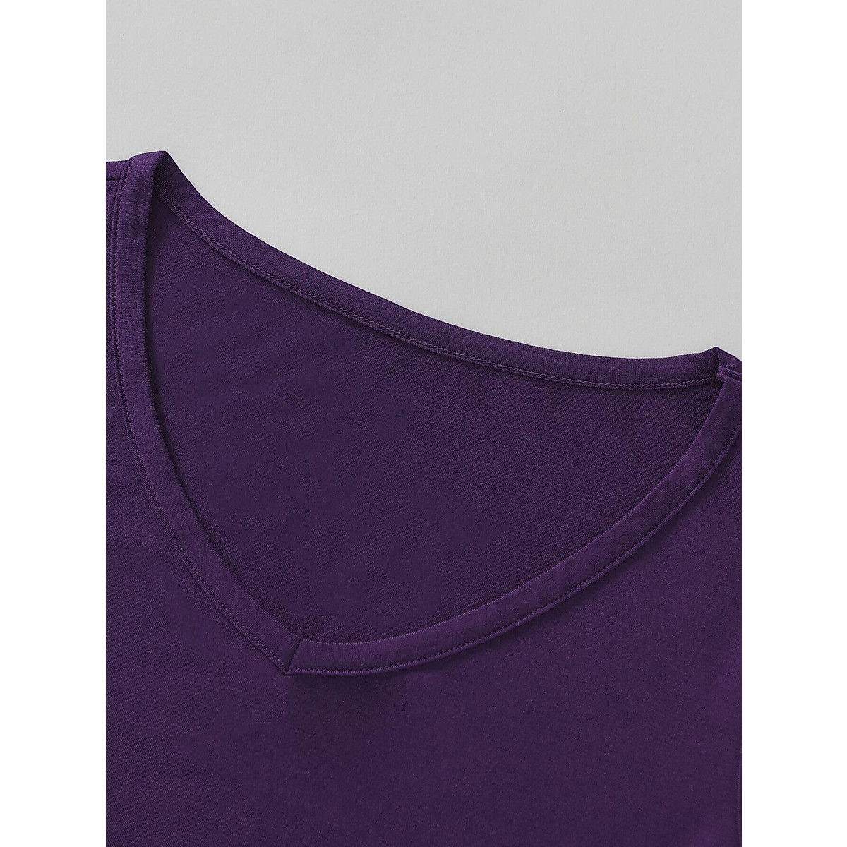 Latuza Women's Silky Soft Viscose Tank Top Short Pajama Set XL Eggplant