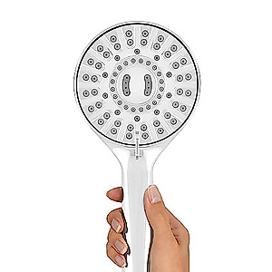 Waterpik Magnetic Dual Dock Adjustable Height Hand Held Shower Head With 5-Foot Metal Hose and PowerPulse Shower Massage, Chrome QMP-863ME