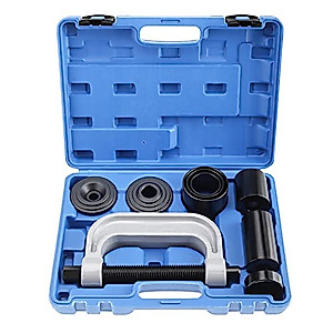 BTSHUB Heavy Duty Ball Joint Press Tool Kit, Ball Joint & U Joint Removal Tool Kit for Most 2wd and 4wd Cars and Light Trucks (Blue)