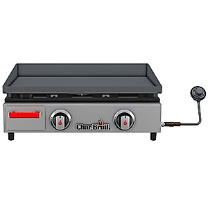 Char-Broil 463614023 22" 2-Burner Gas Tabletop Griddle, Silver