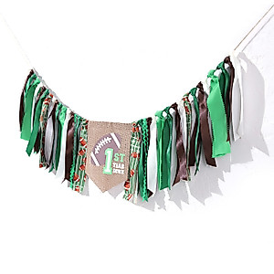 Football 1st High Chair Banner,Football 1st/first Birthday Party Decorations,first Year Down Themed Football 1st Birthday Party Decorations,photo Prop Football Party Decor