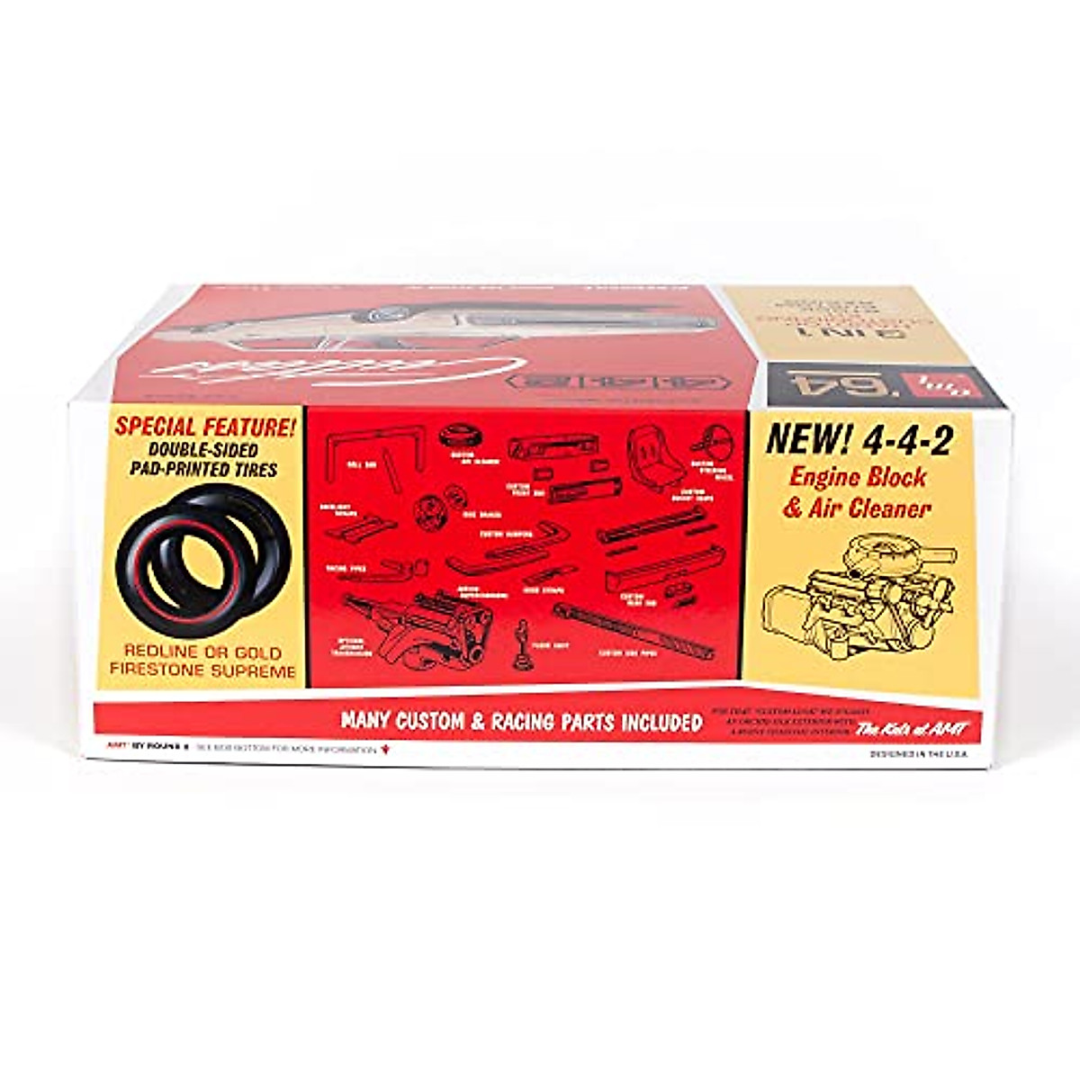 AMT 1964 Olds Cutlass 442 Hardtop 1:25 Scale Model Kit, Factory Color