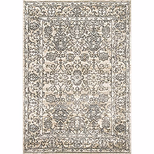 nuLOOM Kathleen Floral Area Rug, 4' x 6', Beige