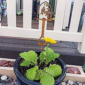 Snow Shovel for Driveway - Recycling Metal Gift Garden for Gardeners Great Shovel Small Decoration & Hangs