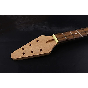 music-life 1set guitar Kit 22 Guitar Neck Guitar Body Mahogany Rosewood fine shape