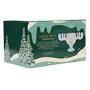 Officially Licensed National Lampoons Christmas Vacation Glass Moose Mug - SINGLE Mug