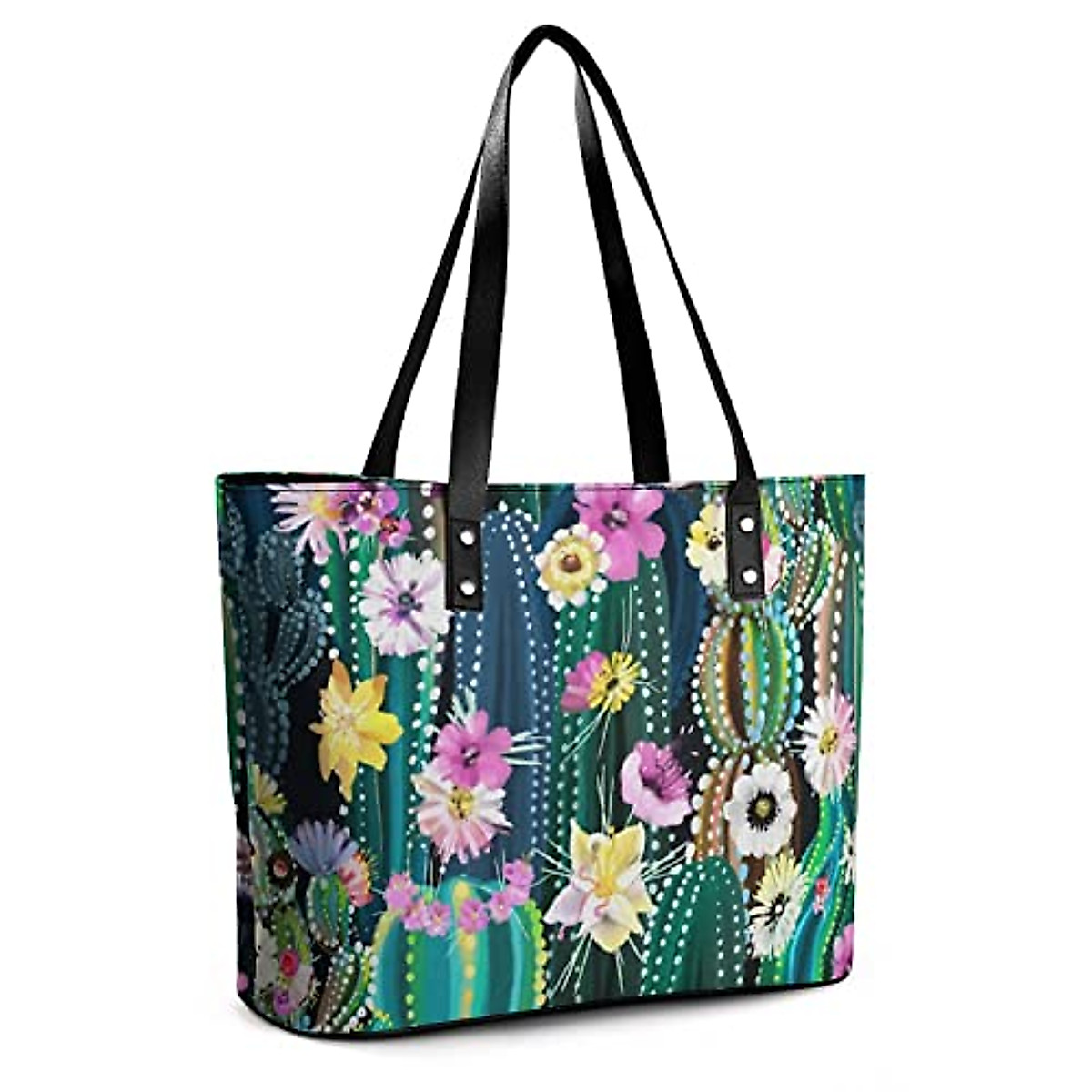 Womens Handbag Color Plant Leather Tote Bag Top Handle Satchel Bags For Lady