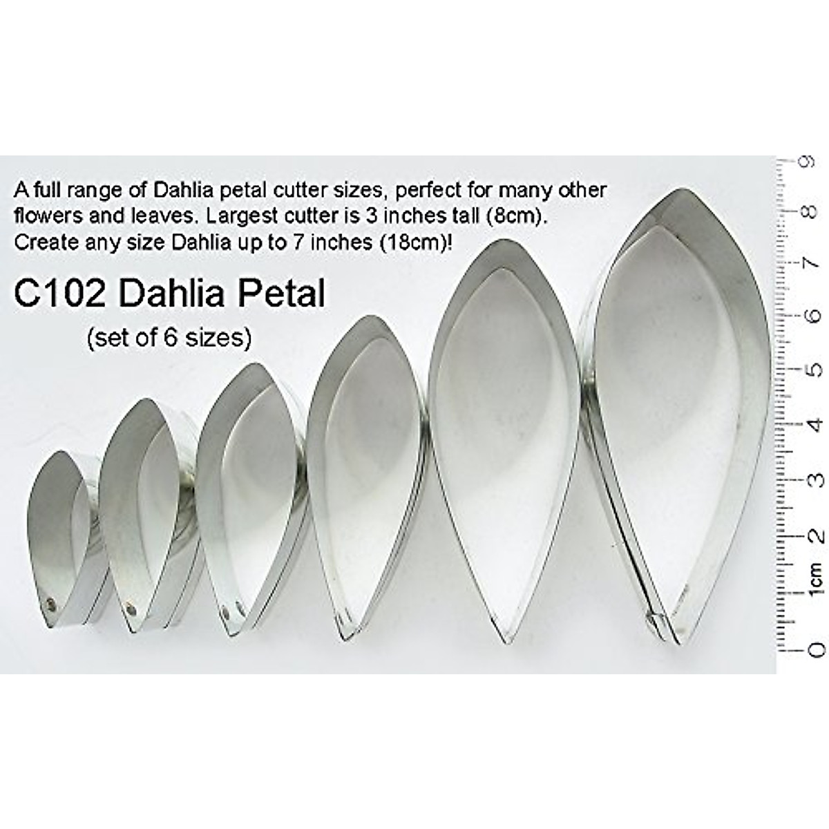 Dahlia Petal Cutter Set by WSA