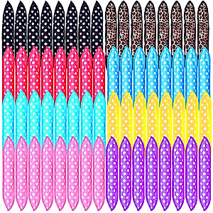 Giegxin 64 Pcs Heatless Soft Hair Rollers Sponge Sleep Hair Rollers Soft Overnight Hair Curlers Foam Pillow Curlers DIY Night Hair Rollers for Flexible Hair Curling Supplies, Polka Dot, Leopard