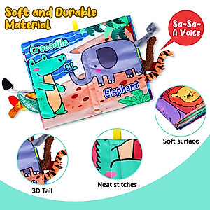 Soft Alphabet Baby Cloth Cards for Toddlers, 26pcs Letter Early Educational Flash Cards with Storage Bag, ABC Learning Cards Babies Infants Toys, Best Gifts for 3+ Years Old Boys Girls