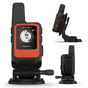 Wearable4U - Garmin inReach Mini 2 Marine Bundle, Compact Satellite Communicator, Portable Boating Handheld with Power Bundle
