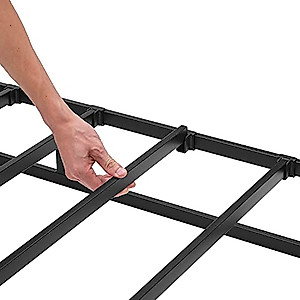 Amazon Basics Smart Box Spring Bed Base, 9-Inch Mattress Foundation - Queen Size, Tool-Free Easy Assembly