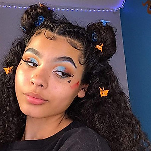 MUUZLL 50 Pack Butterfly Hair Clips Pastel Mini Cute Accessories For 90S Girls Women, Matte Colors Assorted Color, Beautiful And Random Colour