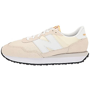 New Balance Women's 237 V1 Sneaker, Calm Taupe/White, 10