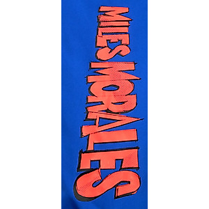 Marvel Superheroes Bomber Jacket for Boys, Avengers and Spider-Man Bomber Jacket (Royal Blue, Size 7)