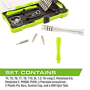 ARCAN TOOLS Cellphone Tablet Computer Tool Kit, 17-Piece (ATS17PC), Multi