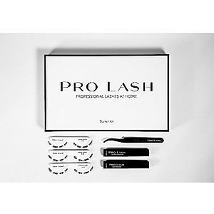 Pro Lash Starter Kit | Professionally Styled Lashes at Home | Easy Application Professional Quality | Waterproof | Lasts up to 10 Days with ProLock Adhesive System | 3 Sets of Lashes (Classic)
