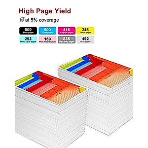 CLI-42 Compatible Ink Cartridges Replacement for Canon CLI42 CLI-42 CLI 42 Use with Pro-100 Pro 100 Printer 8 Value Pack