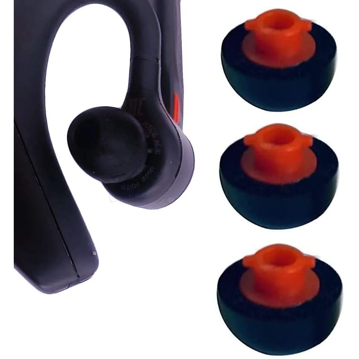 Memory Foam Ear Tips Compatible with Plantronics Poly Voyager 5200 and Voyager Legend, JNSA SML 3 Piece Memory Foam eartips with in-Ear Tip Adapter Mount Replacement for Voyager 5200 & Voyager Legend