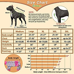 LovinPet Large Breed Dog Pajamas Onesie - Lightweight Stretchy Knit Dog Jammies, Unicorn Seafoam Print Dog PJ's, Large Dog Onesie, Pet PJ's/Large