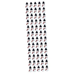 Abaodam 60 Pcs Mini Snowman DIY Snow Globes Embellishments for Crafting Cake Decor Miniatures for Crafts Tiny Ornaments Christmas Mini Snowman Figures Birthday Party Supplies Charm