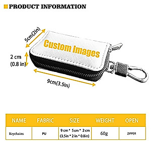 Cozeyat Leather Keyring Holder for Women Girls,Bling Butterflies Blue Design Wristlet Straps Key Chain Holder with Zipper,Pack of 3 Auto Smart Keychain Purse Accessories