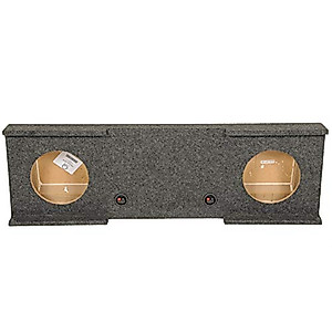 QPower Crew Cab 2007-2013 Underseat Dual 12" Subwoofer Box