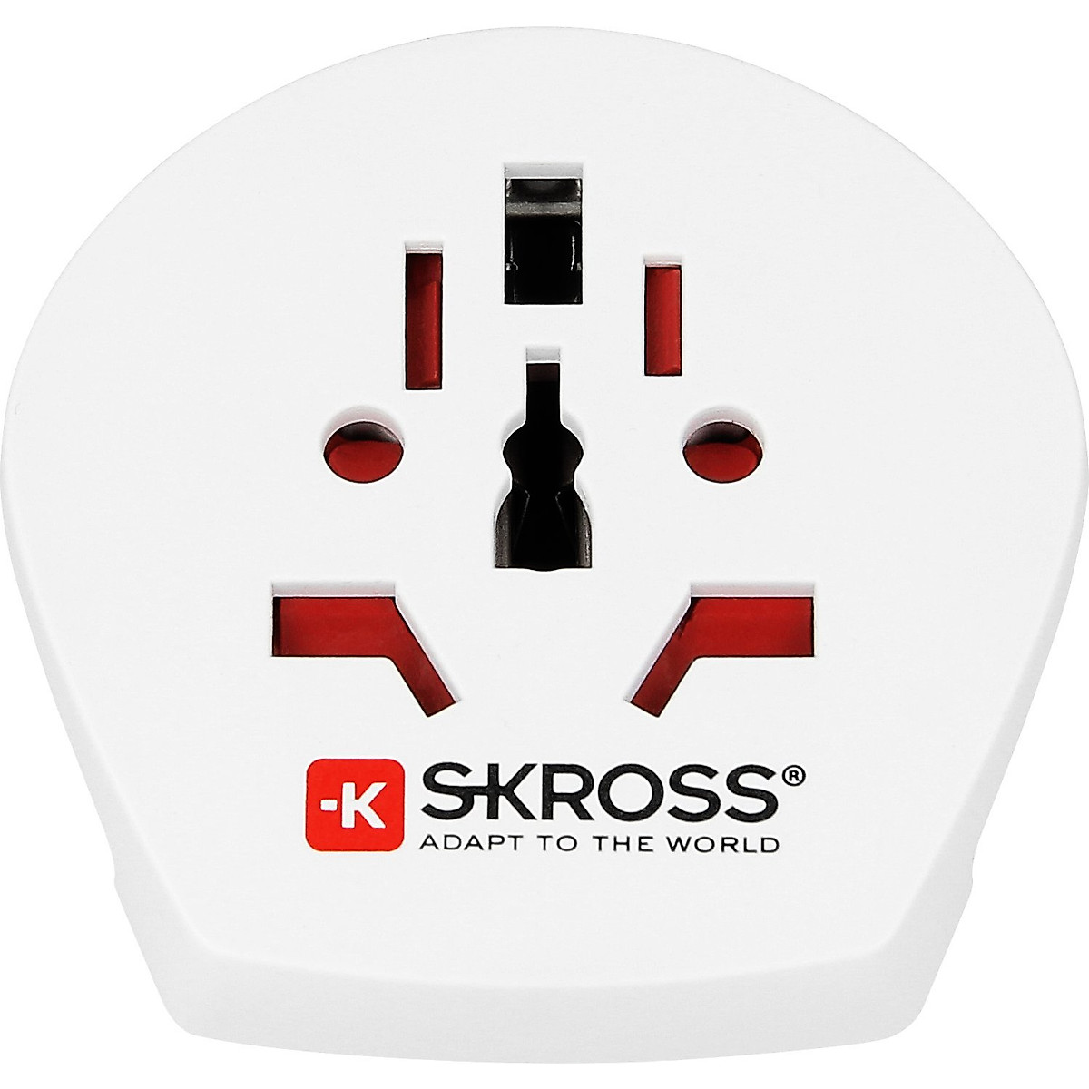 Skross PRO World Travel Adapter With Ground Plugs