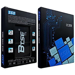 BTSE ITB SSD 3D NAND 2.5" SATA III Internal Solid State Drive, Up to 550 MB/s, Upgrade PC or Laptop Storage, BS001TB9-SS3J09