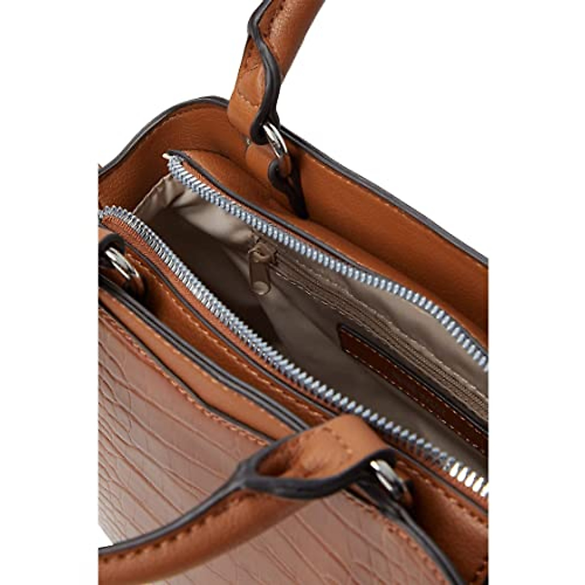 Nine West Elona Mini Satchel Crossbody Saddle Tan One Size