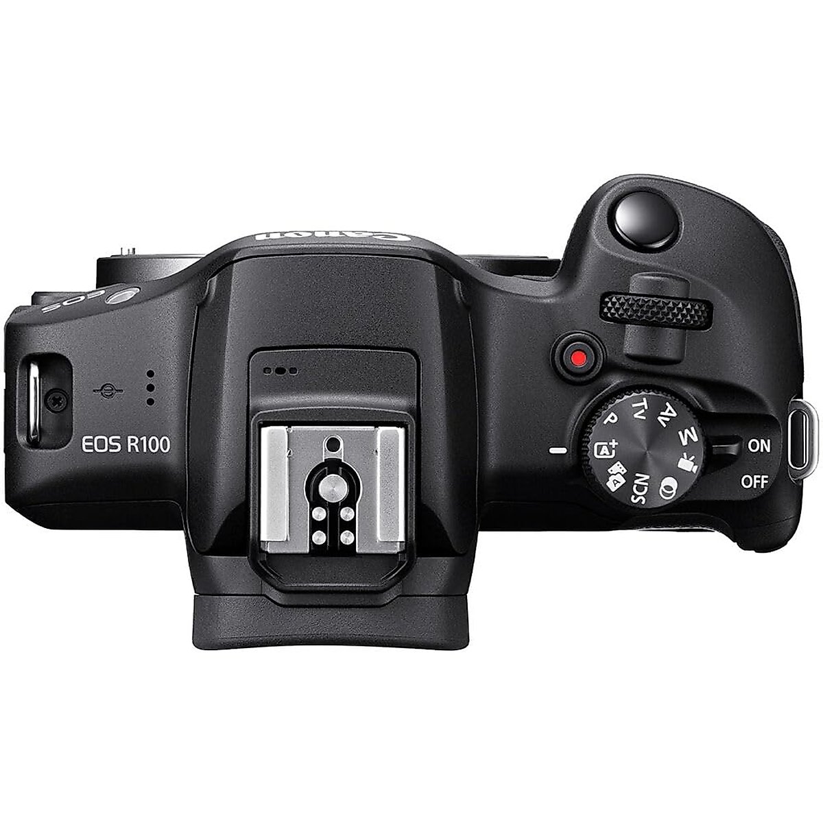 Canon EOS R100 Mirrorless Camera (6052C002) + Corel Software + Bag + 2 x 64GB Card + 2 x LPE17 Battery + Charger + LED Light + Card Reader + Flex Tripod + Cleaning Kit + Memory Wallet + More (Renewed)