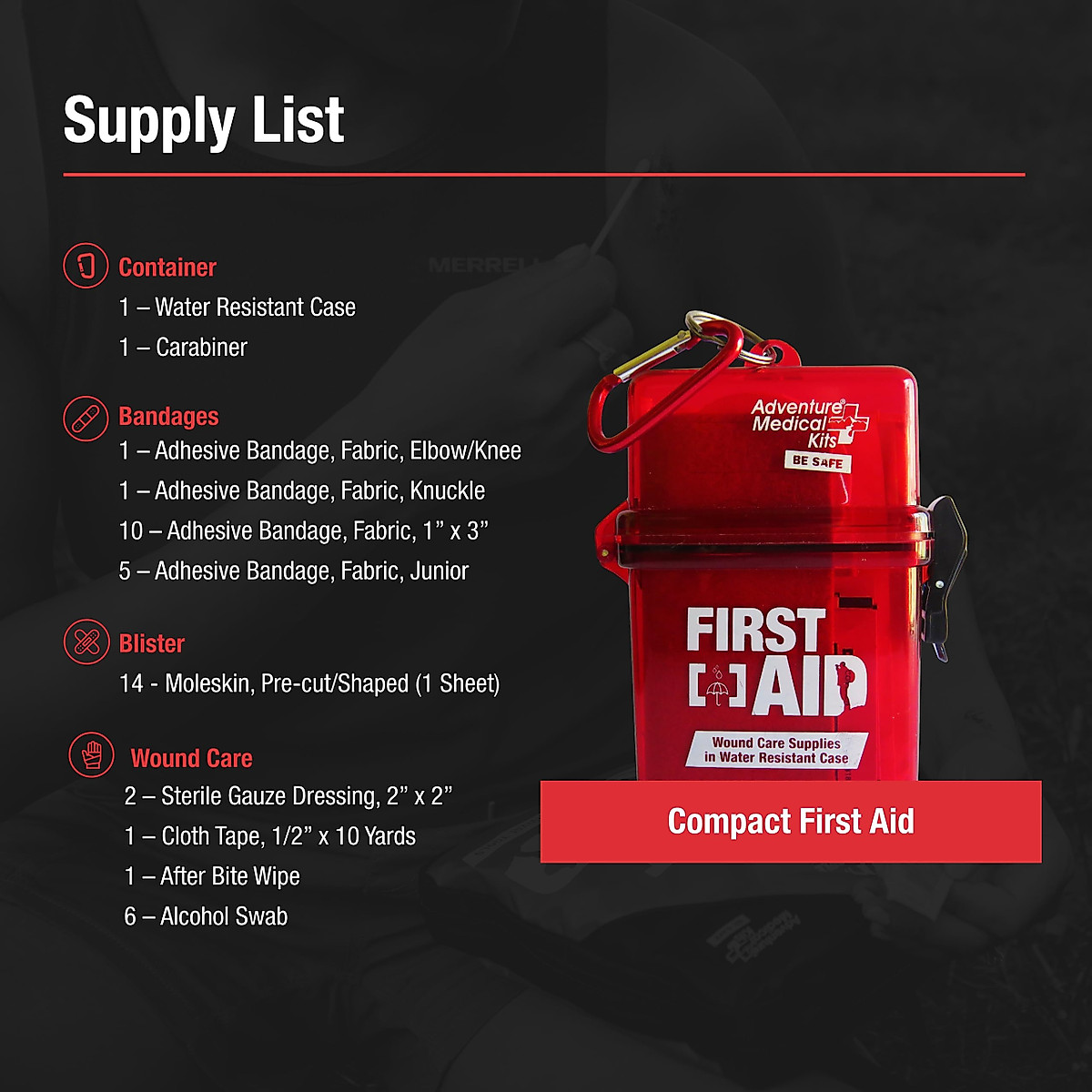 Adventure Medical Kits First Aid, Water-Resistant Kit - (Pack of 2)