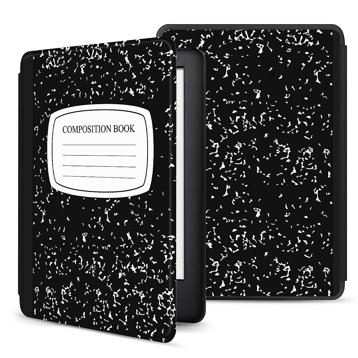 TNP Case for Kindle Paperwhite 10th Gen / 10 Generation 2018 Release - Slim Light Smart Cover Sleeve with Auto Sleep Wake Compatible with Amazon Kindle Paperwhite 2019 2020 Version (Composition Book)