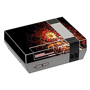 LidStyles Vinyl Protection Skin Kit Decal Sticker Compatible with NES Console (Fire Flower)