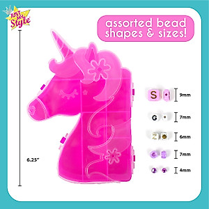 Just My Style DIY Bracelet Making Kit with 2000+ Beads, Storage Case & Instructions