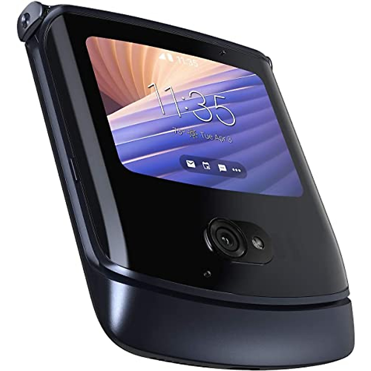 Motorola - moto razr 5G 256GB (Unlocked) - Polished Graphite - PAJS0007US (Renewed)