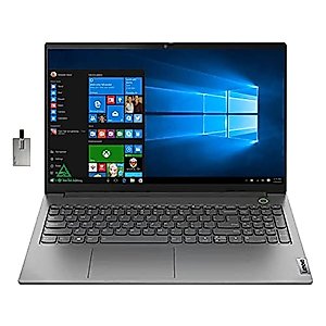 Lenovo 2022 ThinkBook 15 G3 ACL 15.6" FHD Business Laptop, AMD Ryzen 7 5700U, 16GB RAM, 512GB PCIe SSD, AMD Radeon Graphics, Backlit Keyboard, Windows 10 Pro, Mineral Gray, 32GB USB SnowBell Card